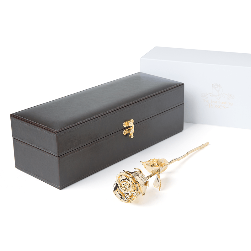 24K Gold dipped Real Rose - Toh Garden : Singapore Orchid Plant ...