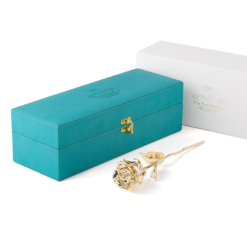 24K Gold dipped Real Rose - Toh Garden : Singapore Orchid Plant ...