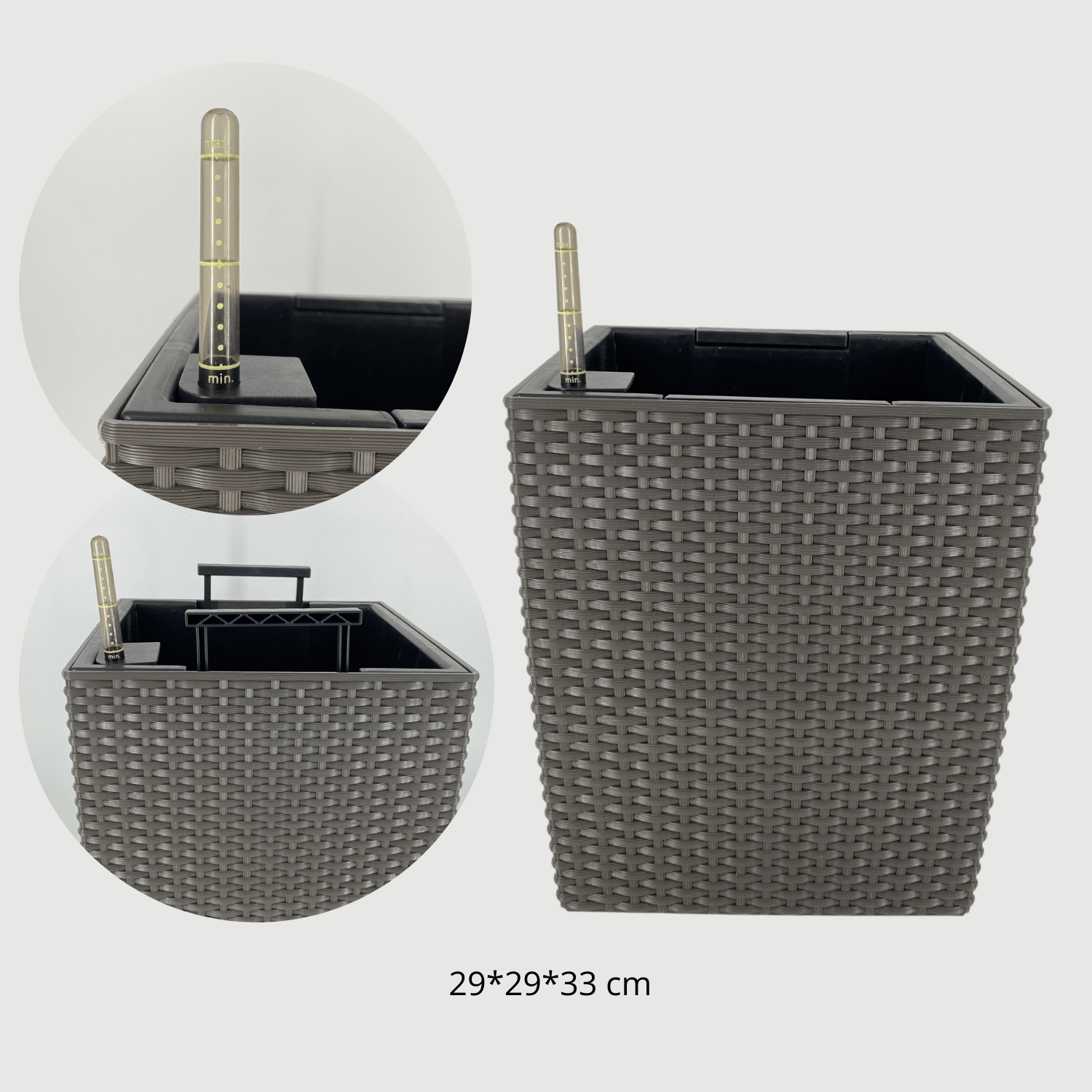 Self Watering Rattan Pot - Toh Garden : Singapore Orchid Plant & Flower ...